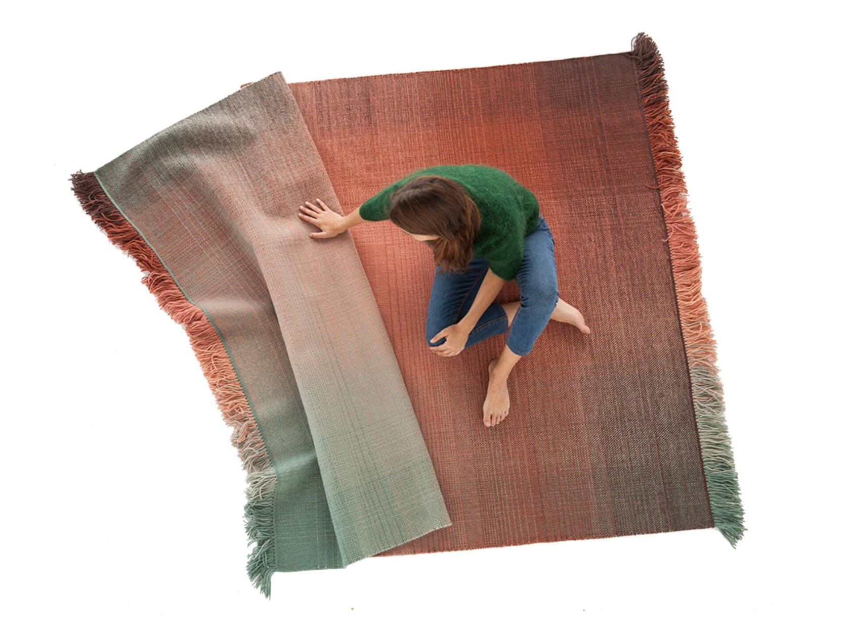 Ombre rug Shade Palette 1 by Begüm Cana Özgür - nanimarquina